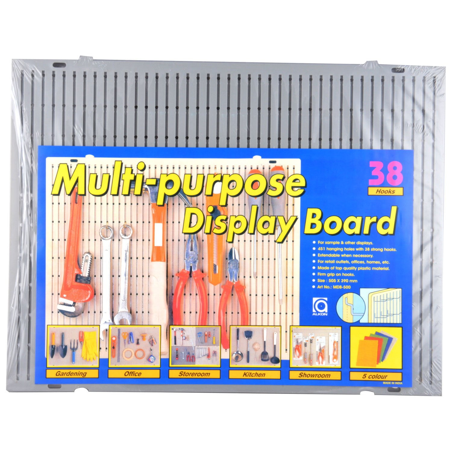 Alkon Multi Purpose Display Board Grey - Walmart.com