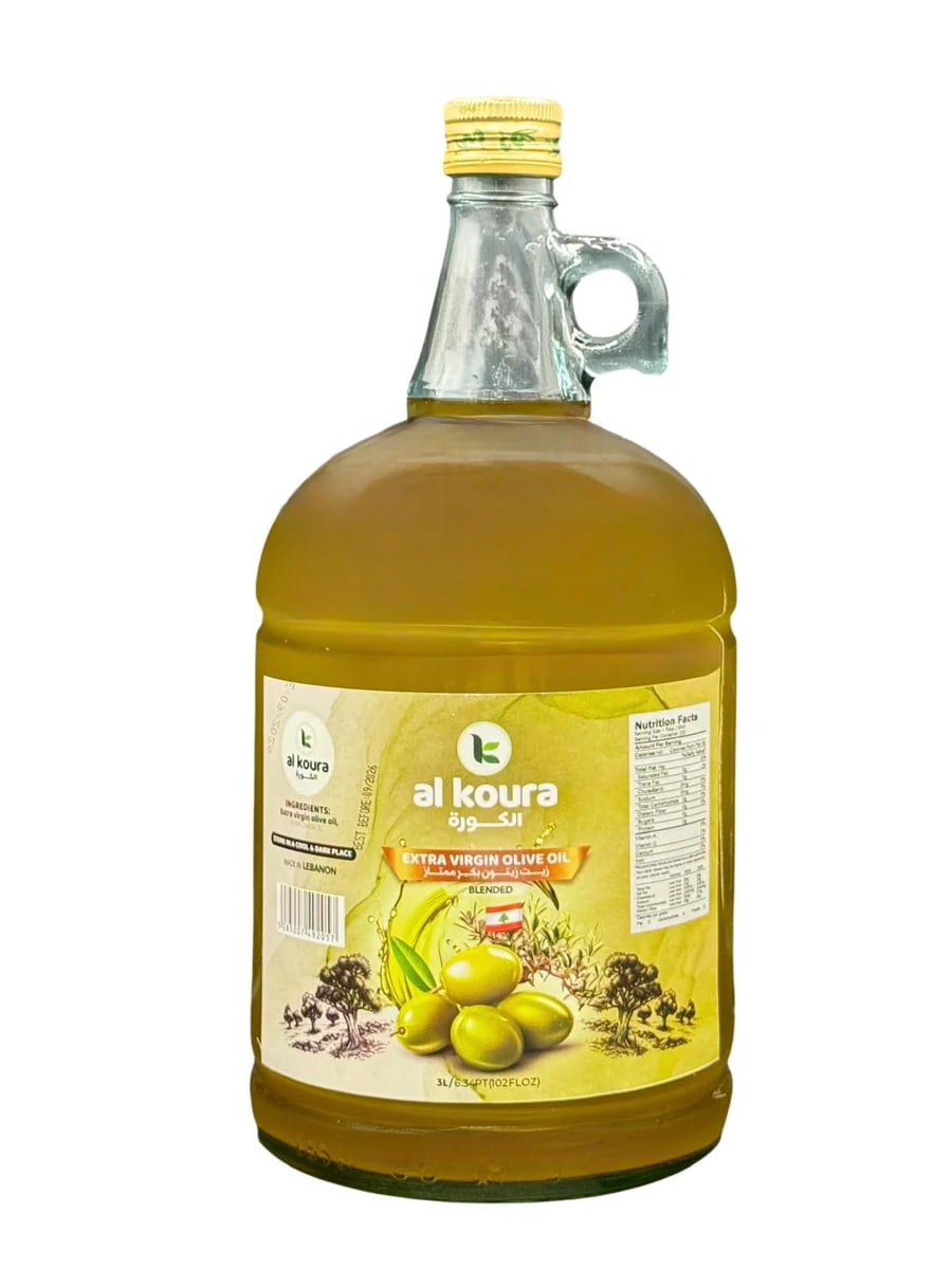 Alkoura Extra Virgin Olive Oil & Vegetable Oil Blend – 3 Liter ...