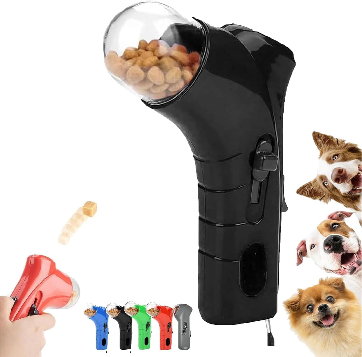 Alkyne Cat Treat Launcher Gun,Cat Treat Launcher, Pet Food Dispenser ...