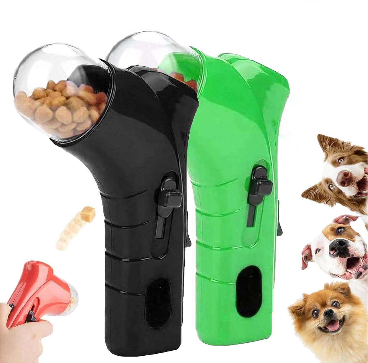 Alkyne Cat Treat Launcher Gun,Cat Treat Launcher, Pet Food Dispenser ...