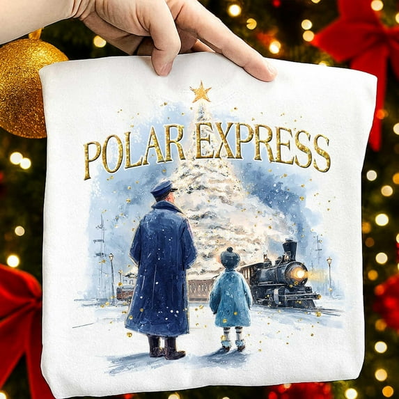 All Aboard Admit One Believe Png, Retro Christmas Movie Png, Merry ...