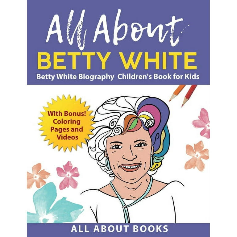 betty white coloring pages