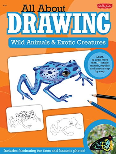 Pre-Owned All about Drawing Wild Animals & Exotic Creatures: Learn to ...