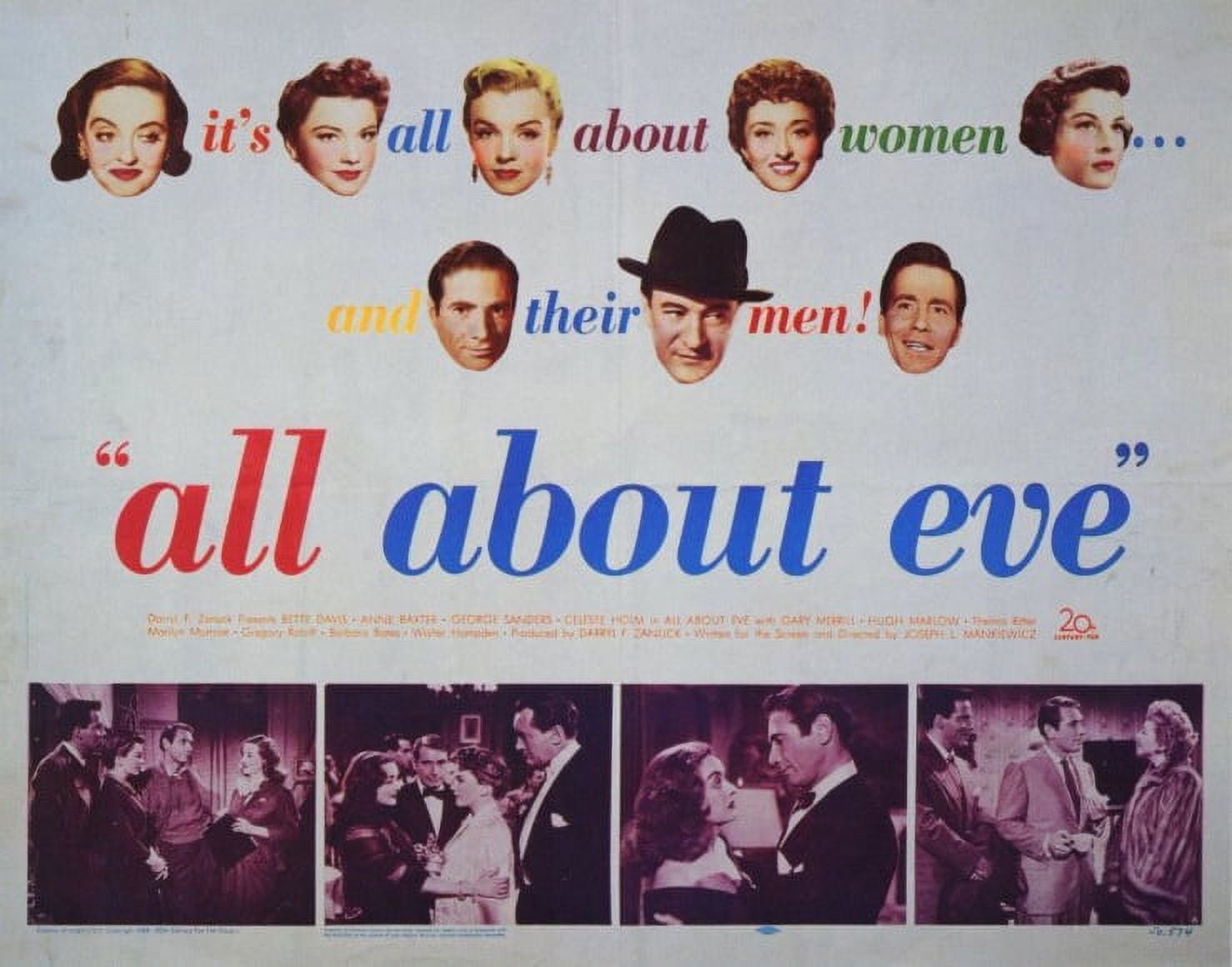 All About Eve - movie POSTER (Style B) (11" x 14") (1950) - Walmart.com