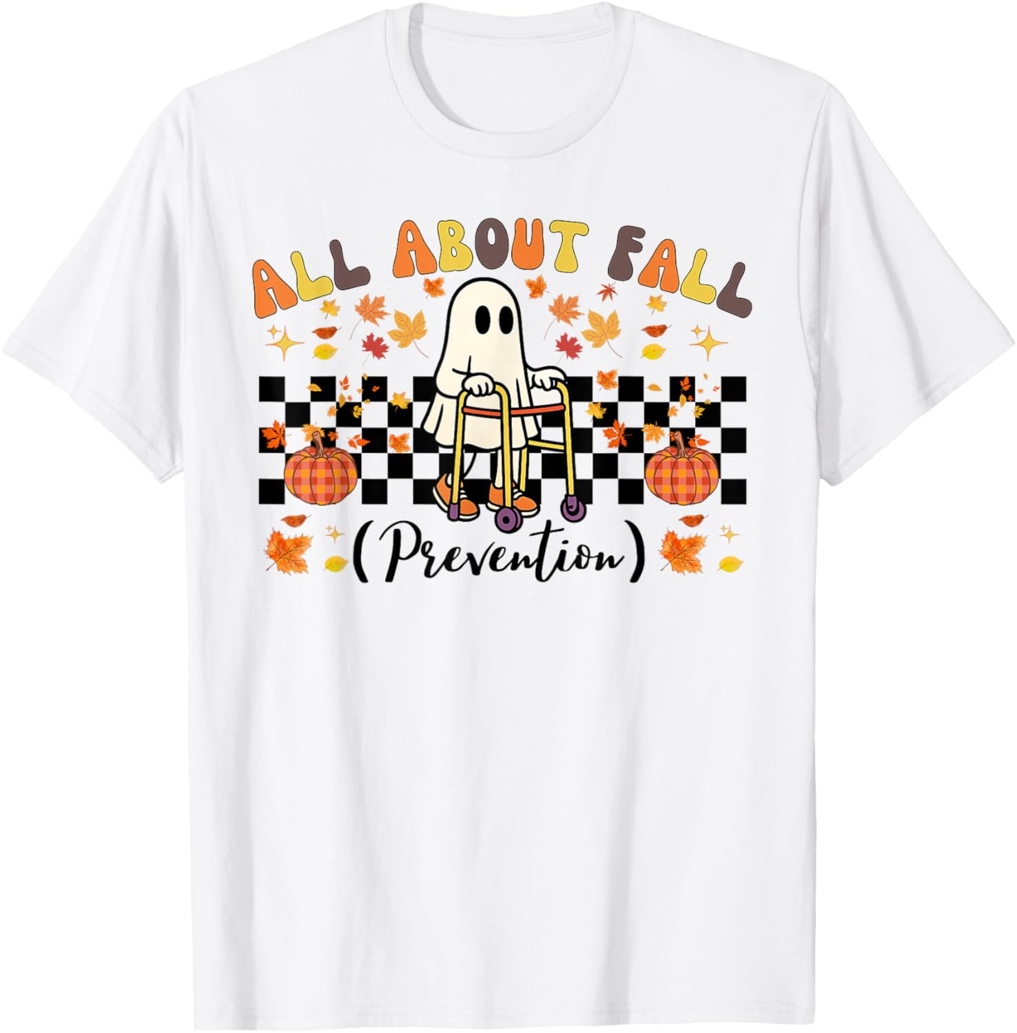 All About Fall Prevention Occupational Therapy Halloween T-Shirt Tee ...