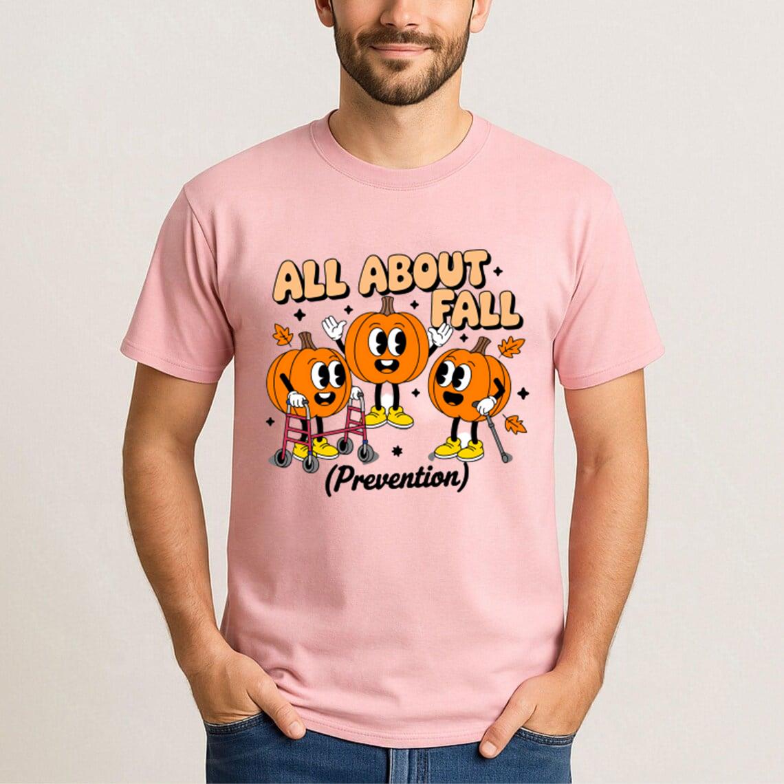 All About Fall Prevention Occupational Therapy Pumpkin Unisex T-Shirt ...