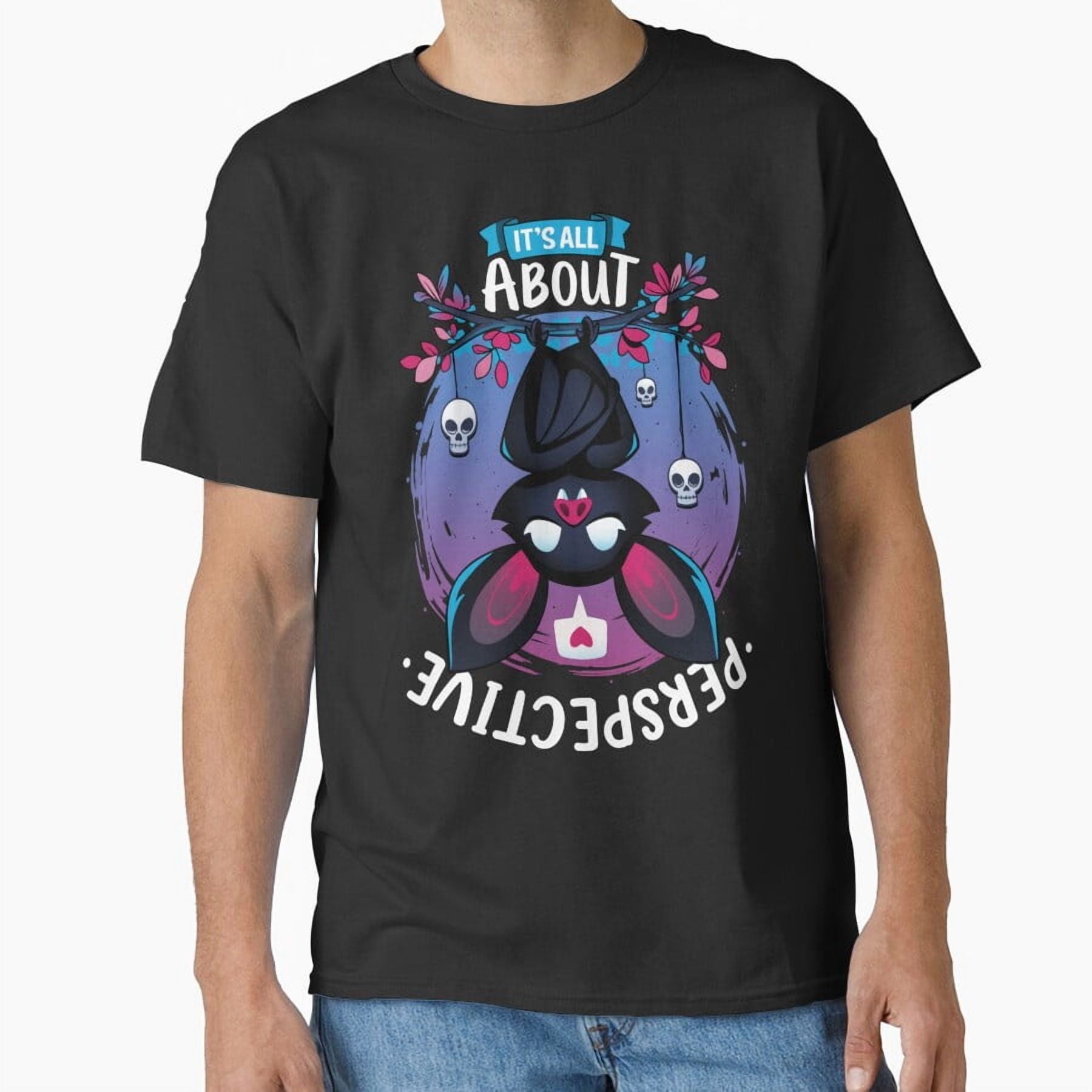 All About Perspective Cute Creepy Bat Love Graphic H4124 Unisex T-Shirt ...