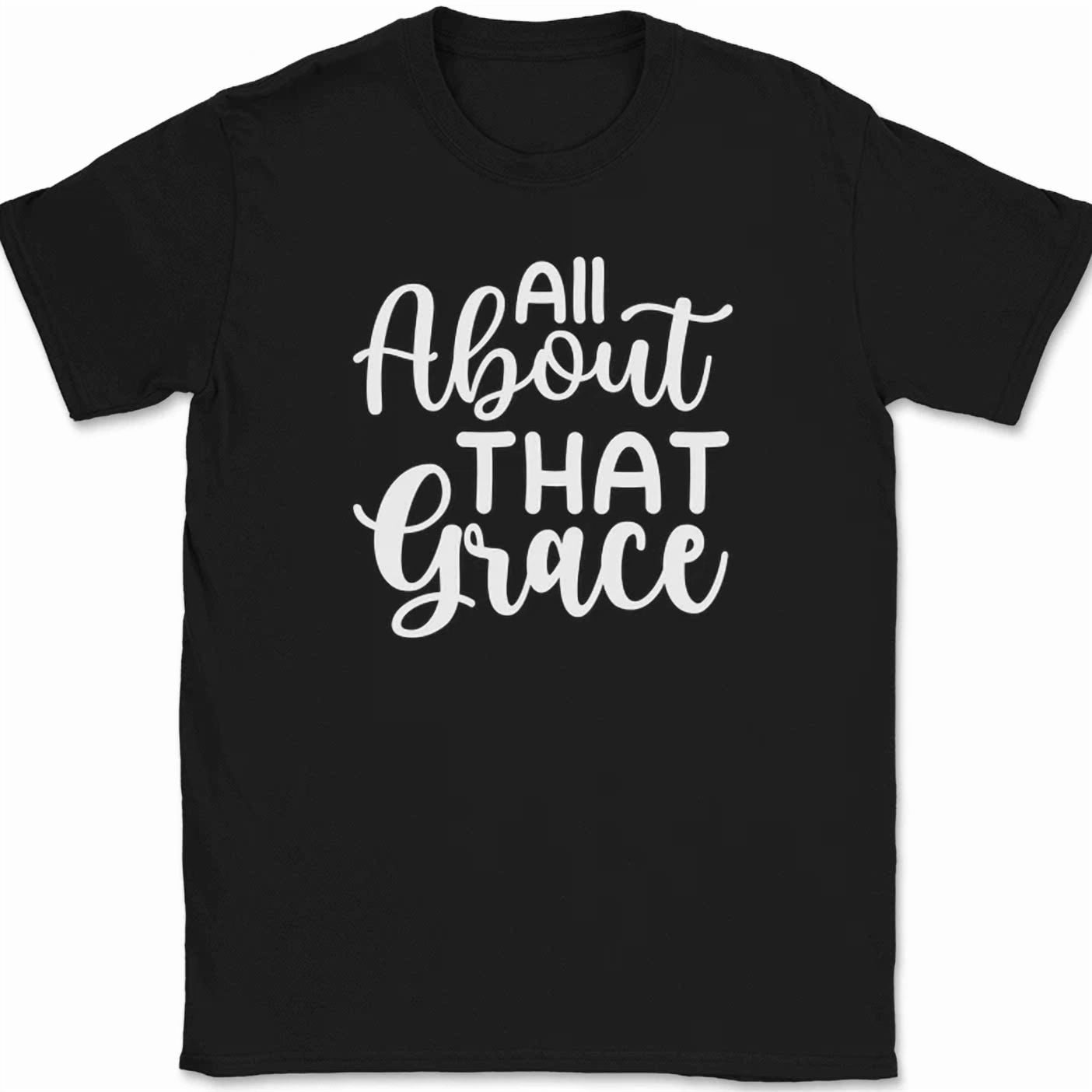 All About That Grace Christian Faith Jesus Praise Worship God Print ...