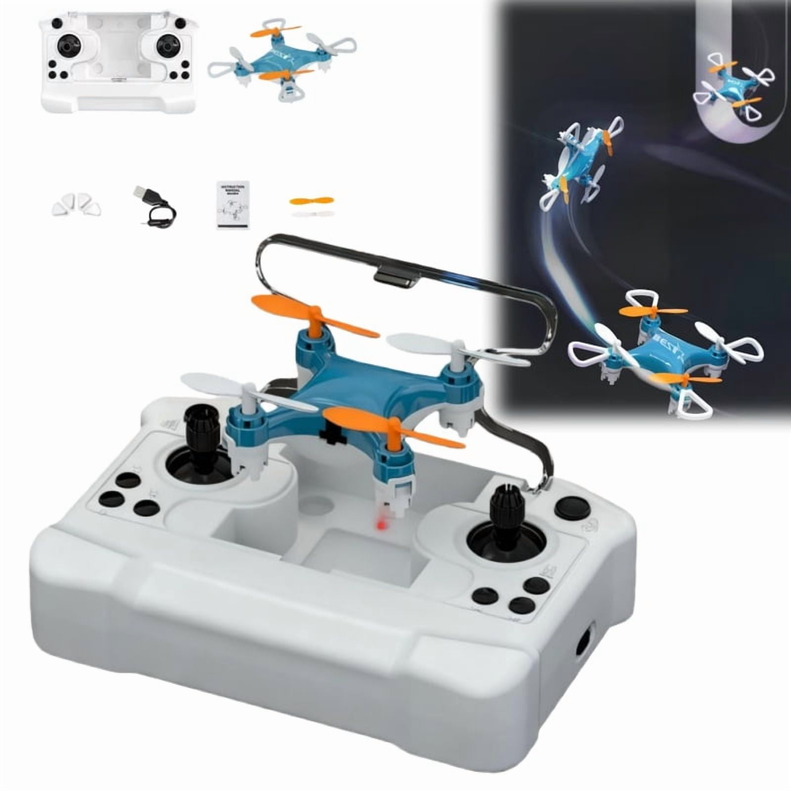 All-Ages Mini Drone with Easy Stunt Flights & 360° Tricks - Perfect ...