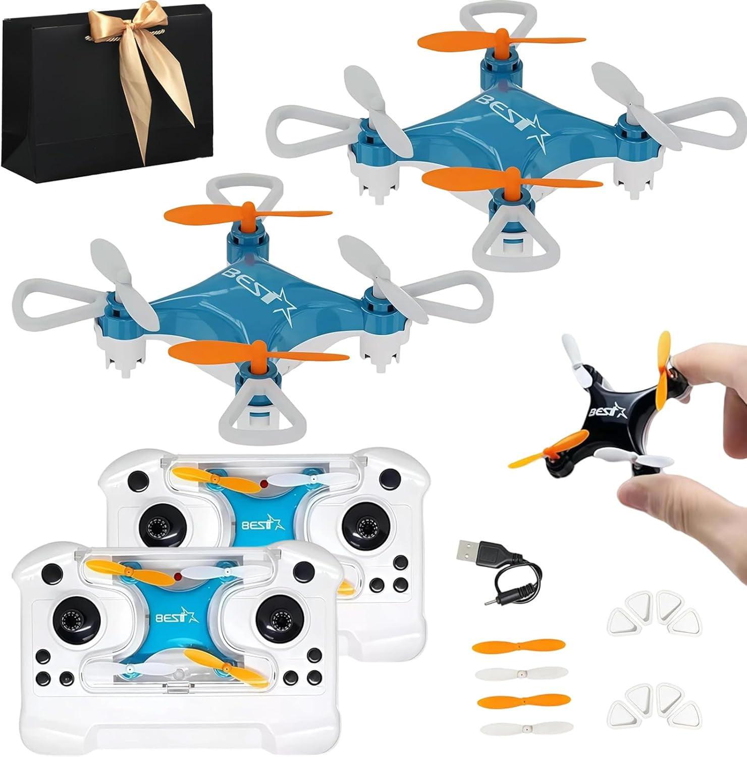 All-Ages Mini Drone with Easy Stunt Flights & 360° Tricks - Perfect ...