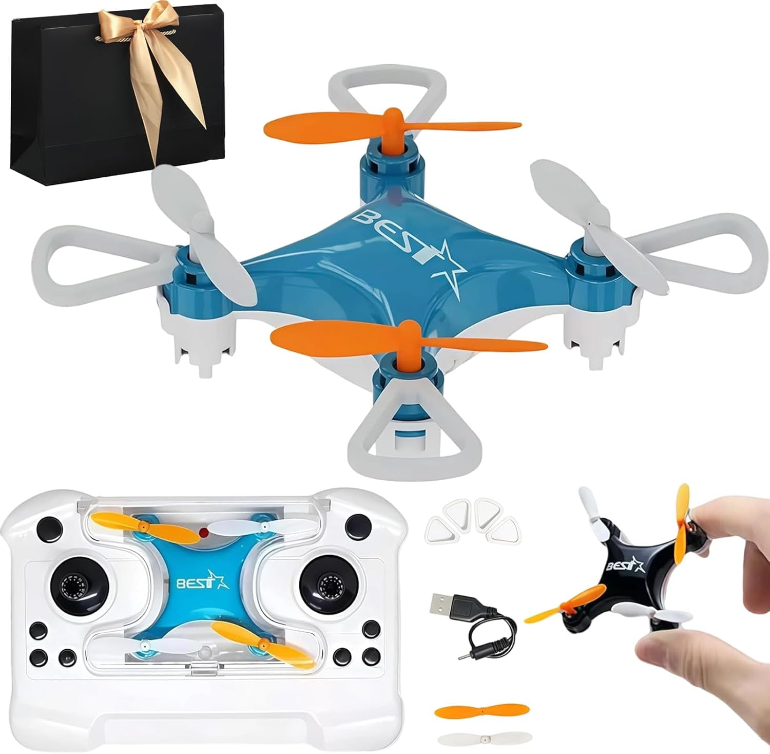 All-Ages Mini Drone with Easy Stunt Flights & 360° Tricks - Perfect ...