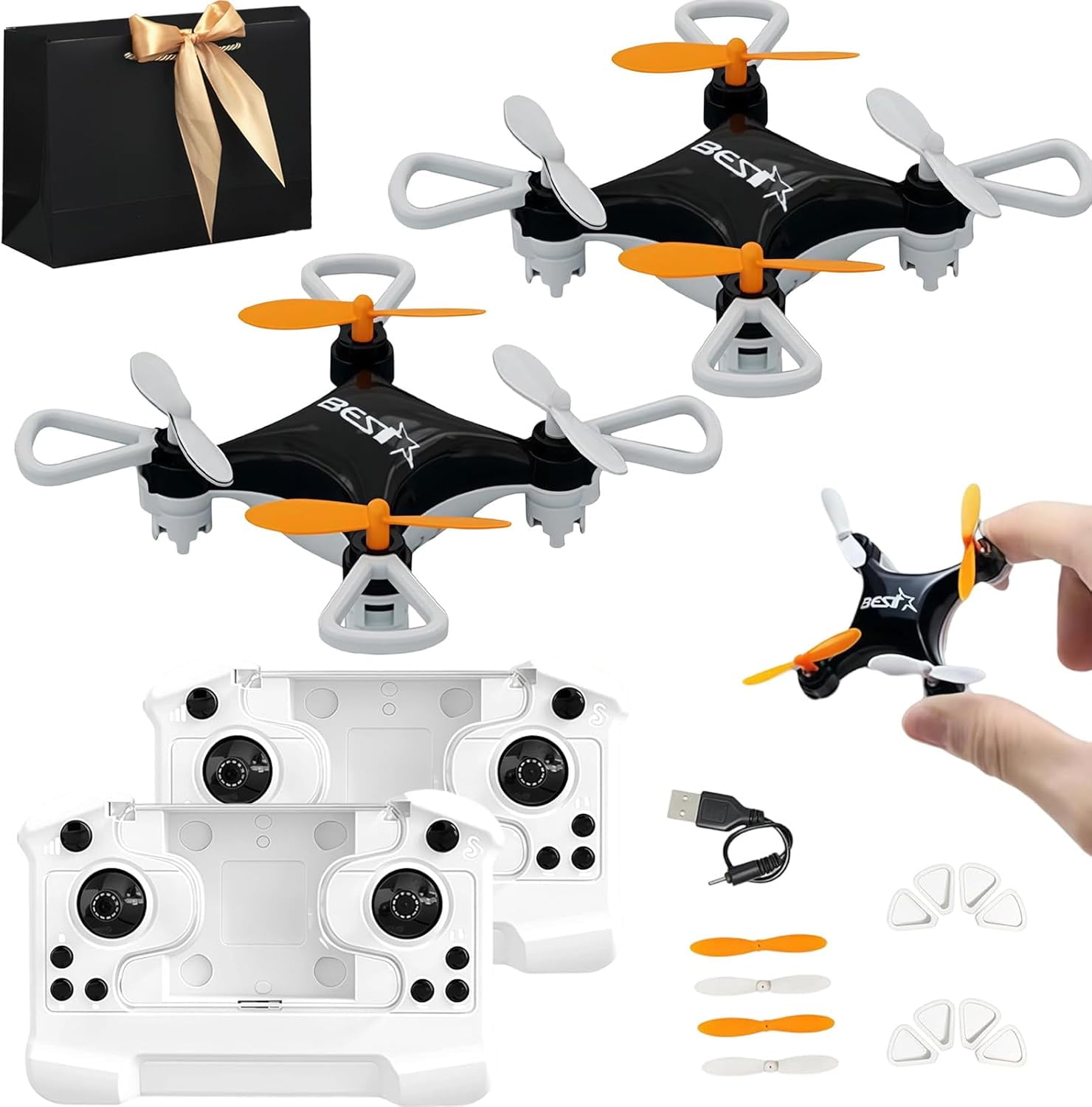 All-Ages Mini Drone with Easy Stunt Flights & 360° Tricks - Perfect ...