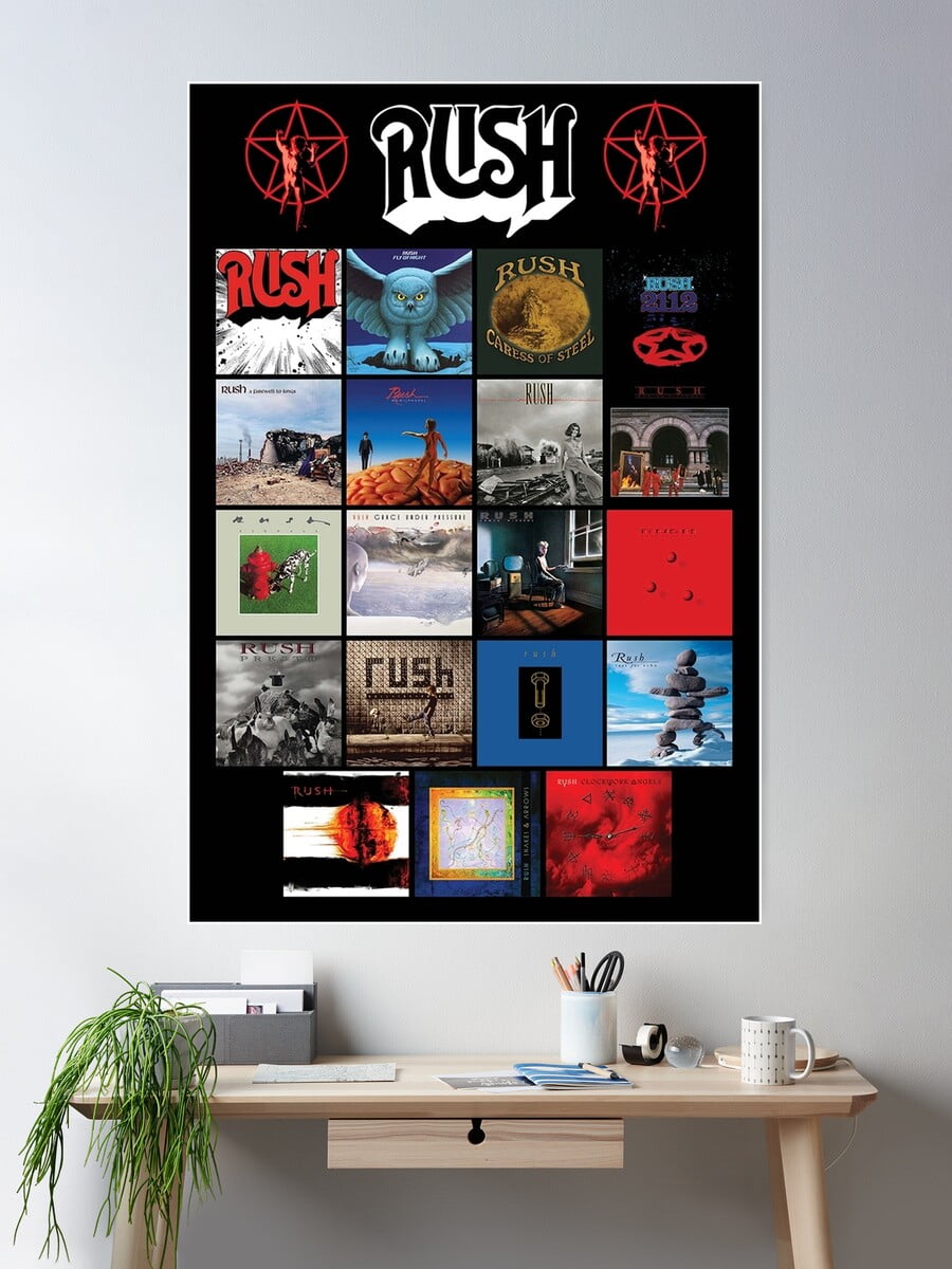 All Album Posters Rushband Completed || 007 Poster Wall Art, Modern ...