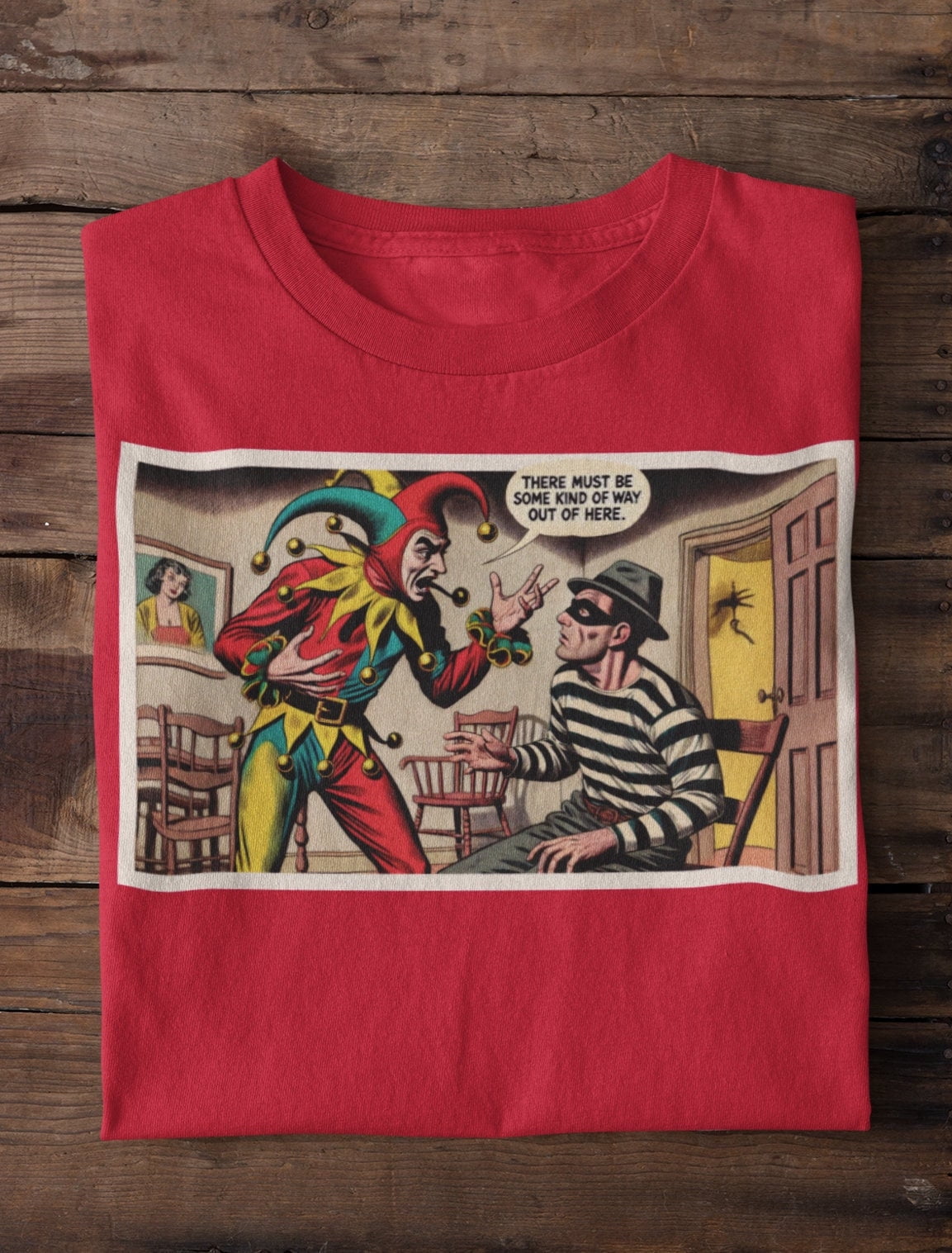 All Along the Watchtower T-Shirt, There must be some kind of way out of ...