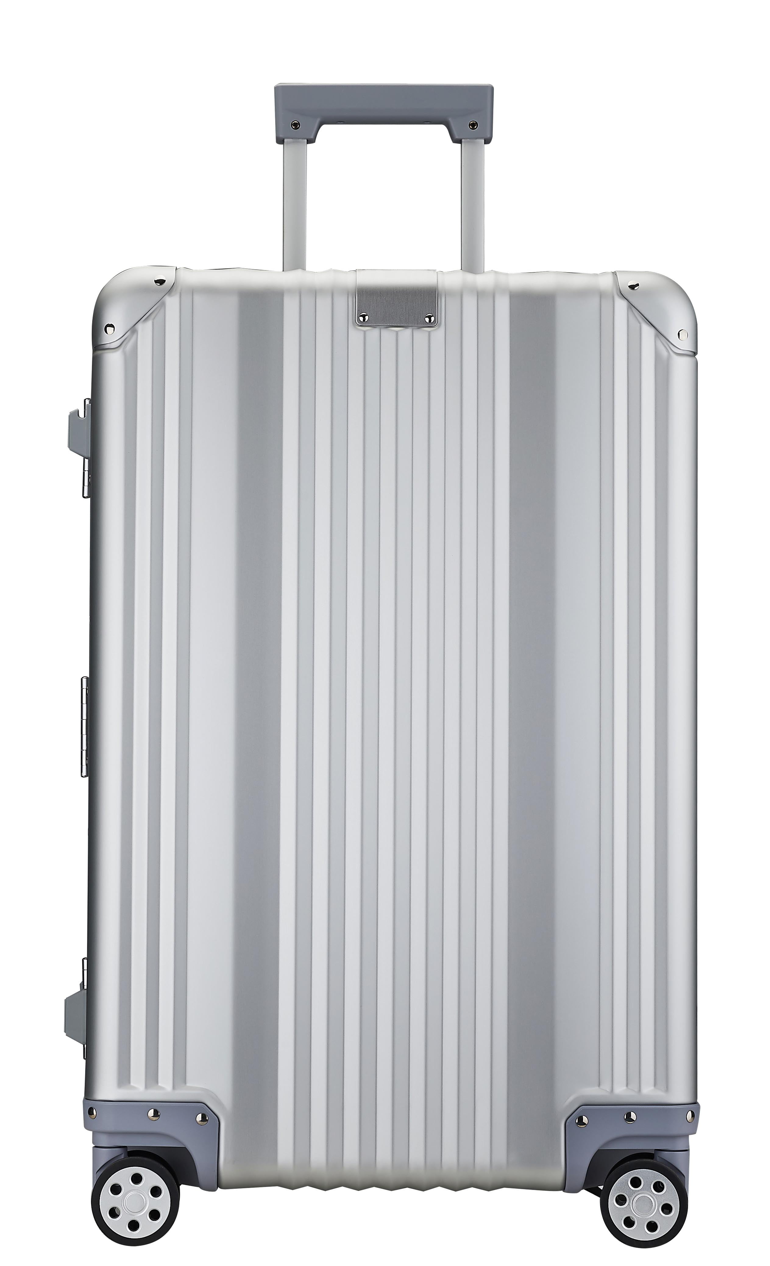 All Aluminum-magnesium Alloy Luxury Entire Hard Metal Case 24" Luggage ...