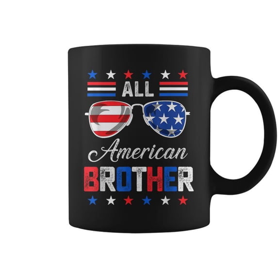 All American Brother 4Th Of July Usa Family Matching Outfit Coffee Mugs ...