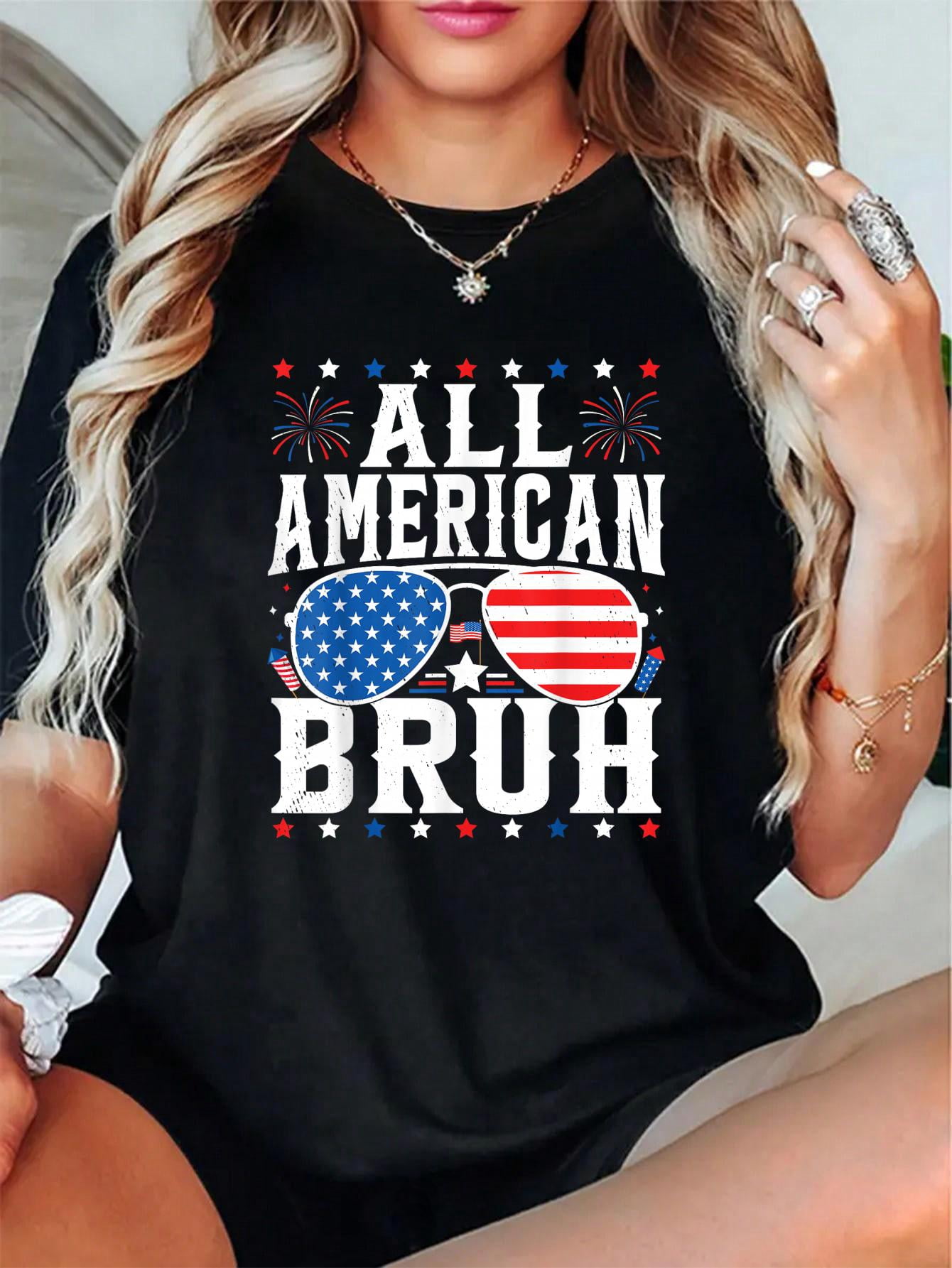 All American Bruh USA Independence Day 4th Of July T-Shirt - Walmart.com