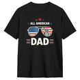 All American Dad Sunglasses Cool Graphic Tee For Men, Dad Patriotic ...