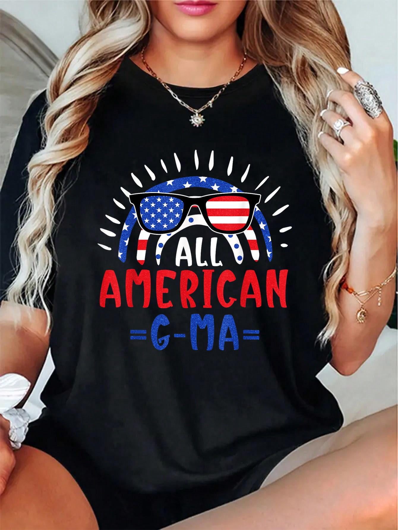 All American G-ma Cute Summer Family Reunion 4th of July T-Shirt ...