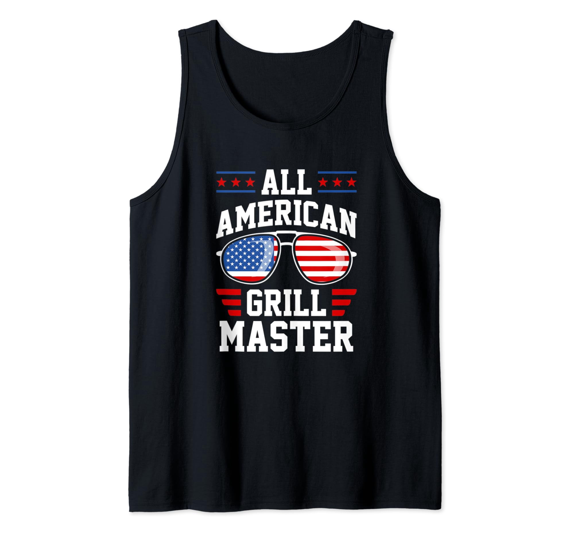 All-American Grill Master USA American Flag Patriotic Tank Top ...