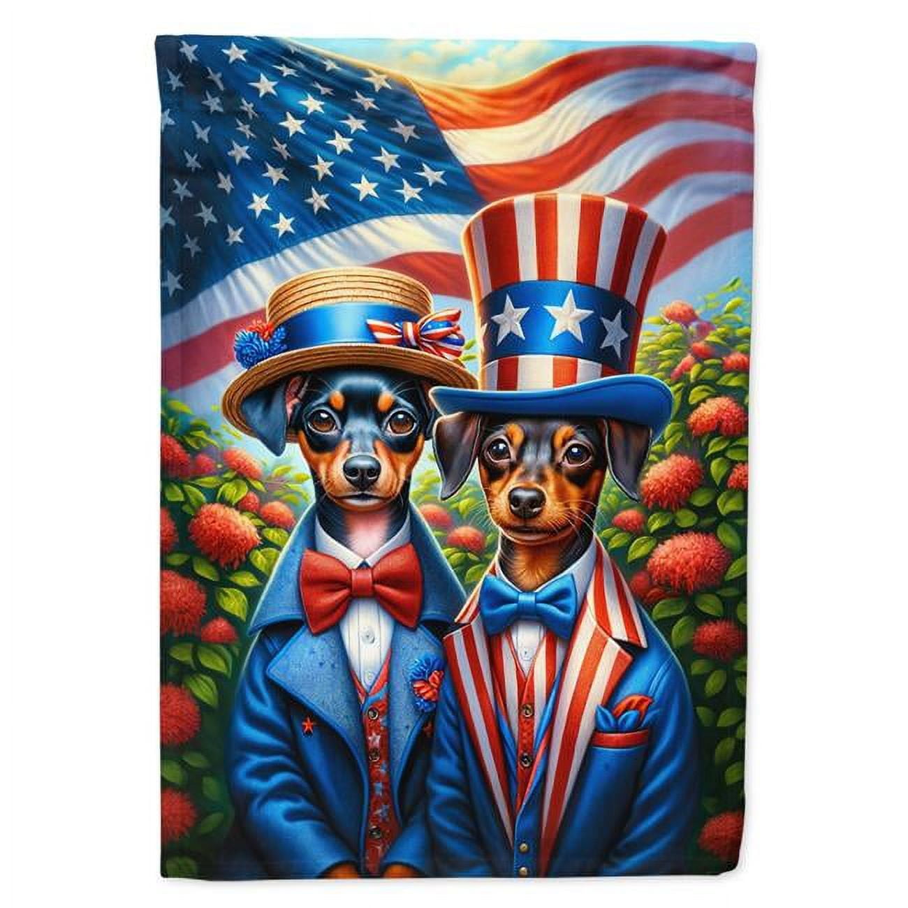 All American Miniature Pinscher House Flag - Walmart.com