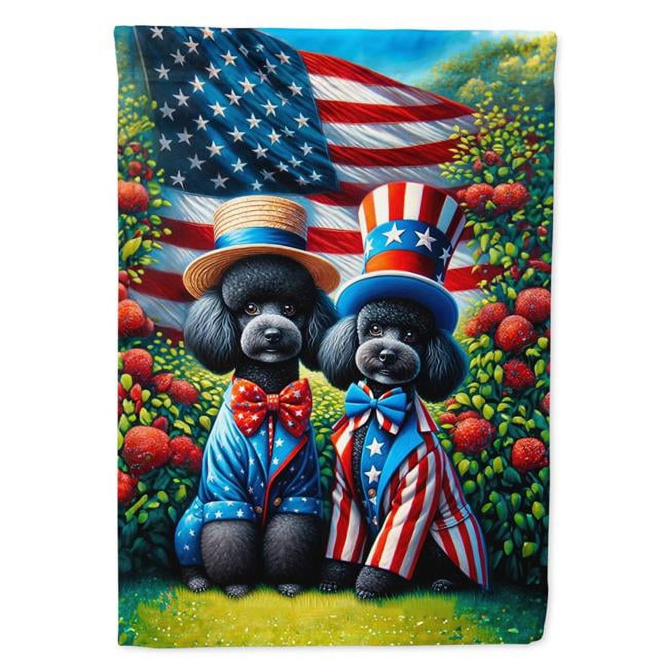 All American Poodle House Flag 28 in x 40 in - Walmart.com