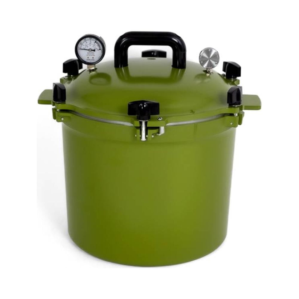 All American 21.5 Quart Pressure Canner Cooker, Easy Open-Close, Metal ...