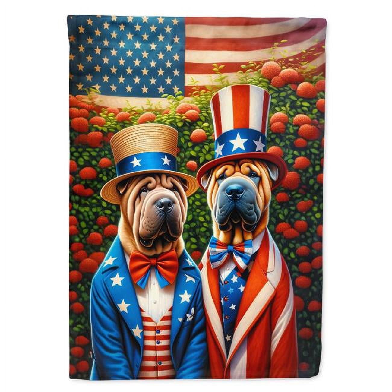 All American Shar Pei House Flag 28 in x 40 in - Walmart.com