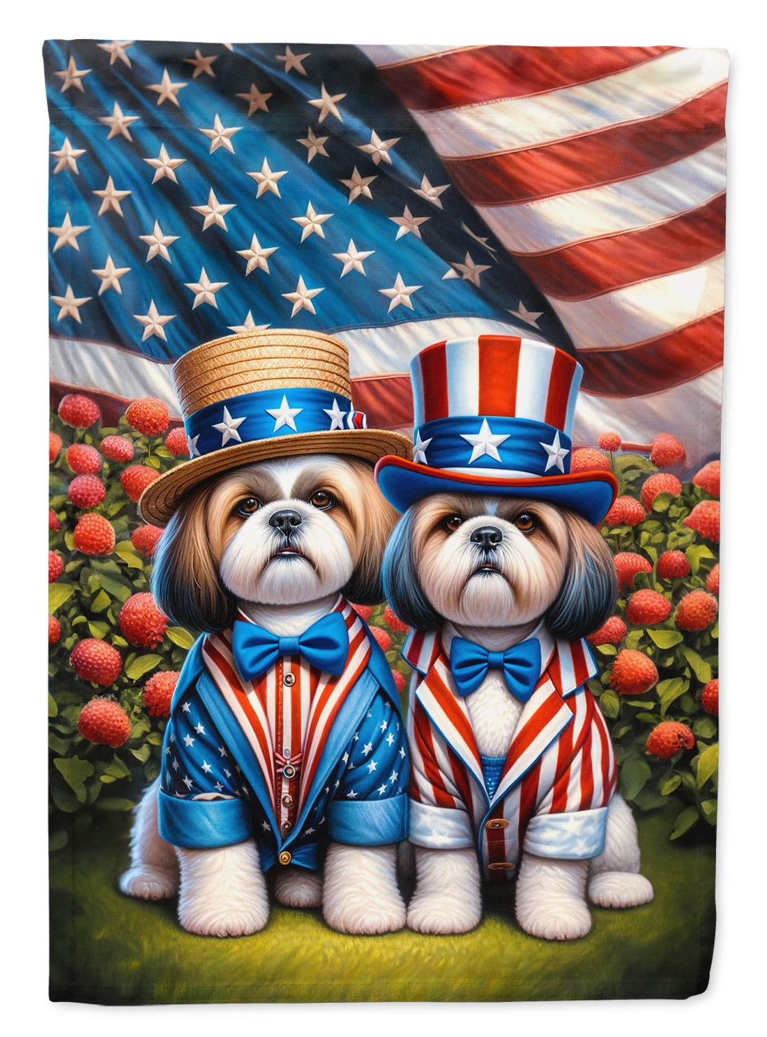 All American Shih Tzu House Flag - Walmart.com