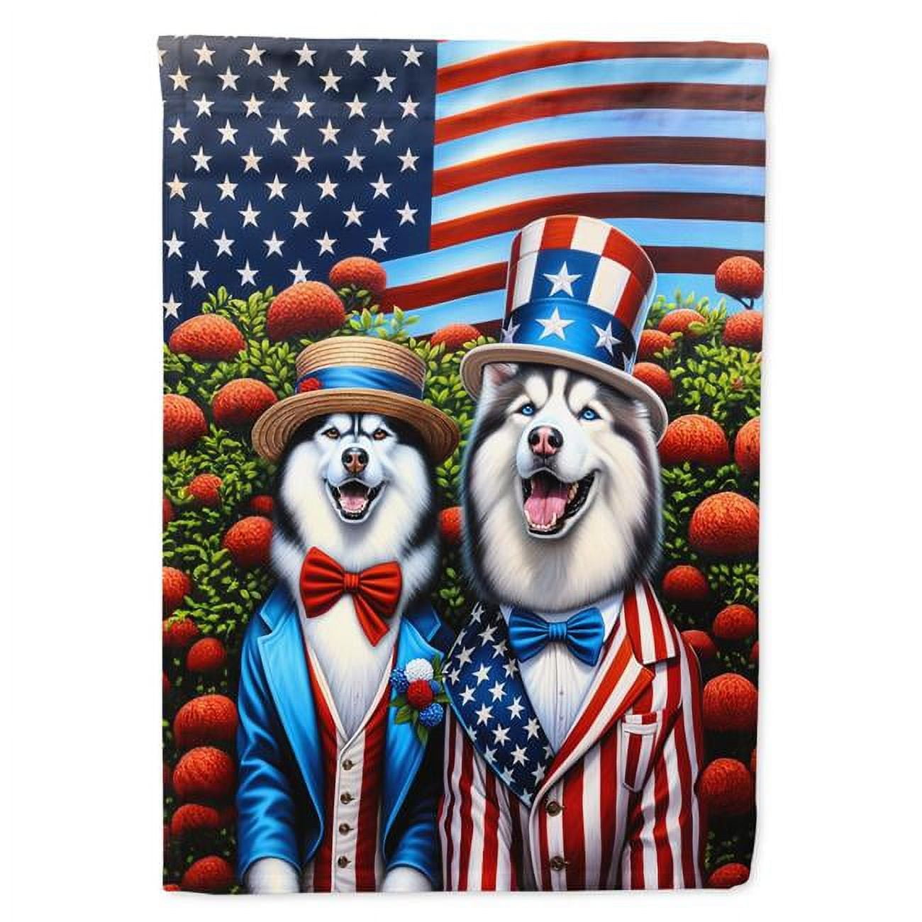 All American Siberian Husky House Flag 28 in x 40 in - Walmart.com