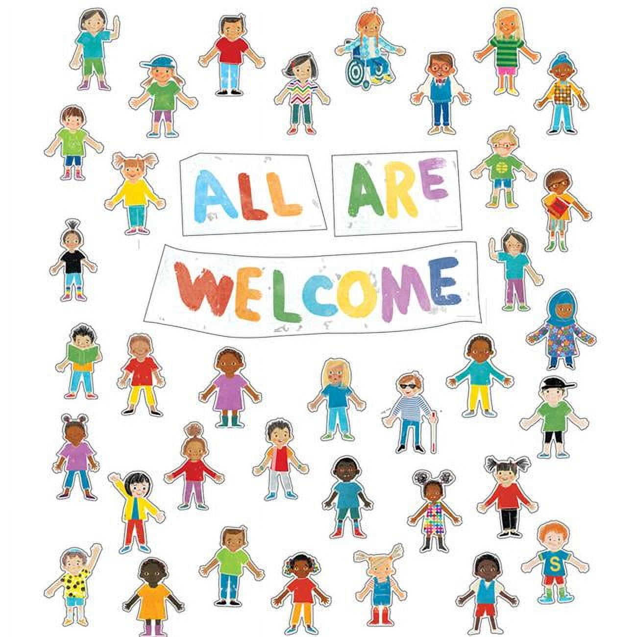 All Are Welcome Bulletin Board Set - Walmart.com