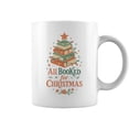 All Booked For Christmas Book Tree Reading Bookworm TriBlend Coffee ...