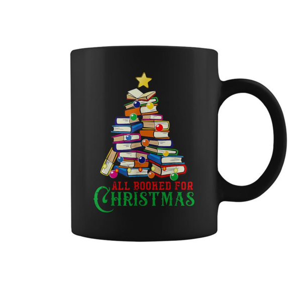 All Booked For Christmas Tree Coffee Mugs - Walmart.com
