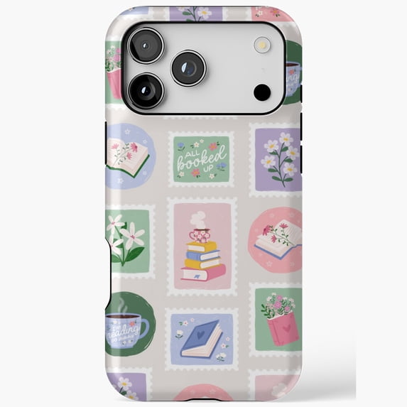 All Booked Up Reading Stamp Phone Case iPhone 17 to 11 Pro Max ...