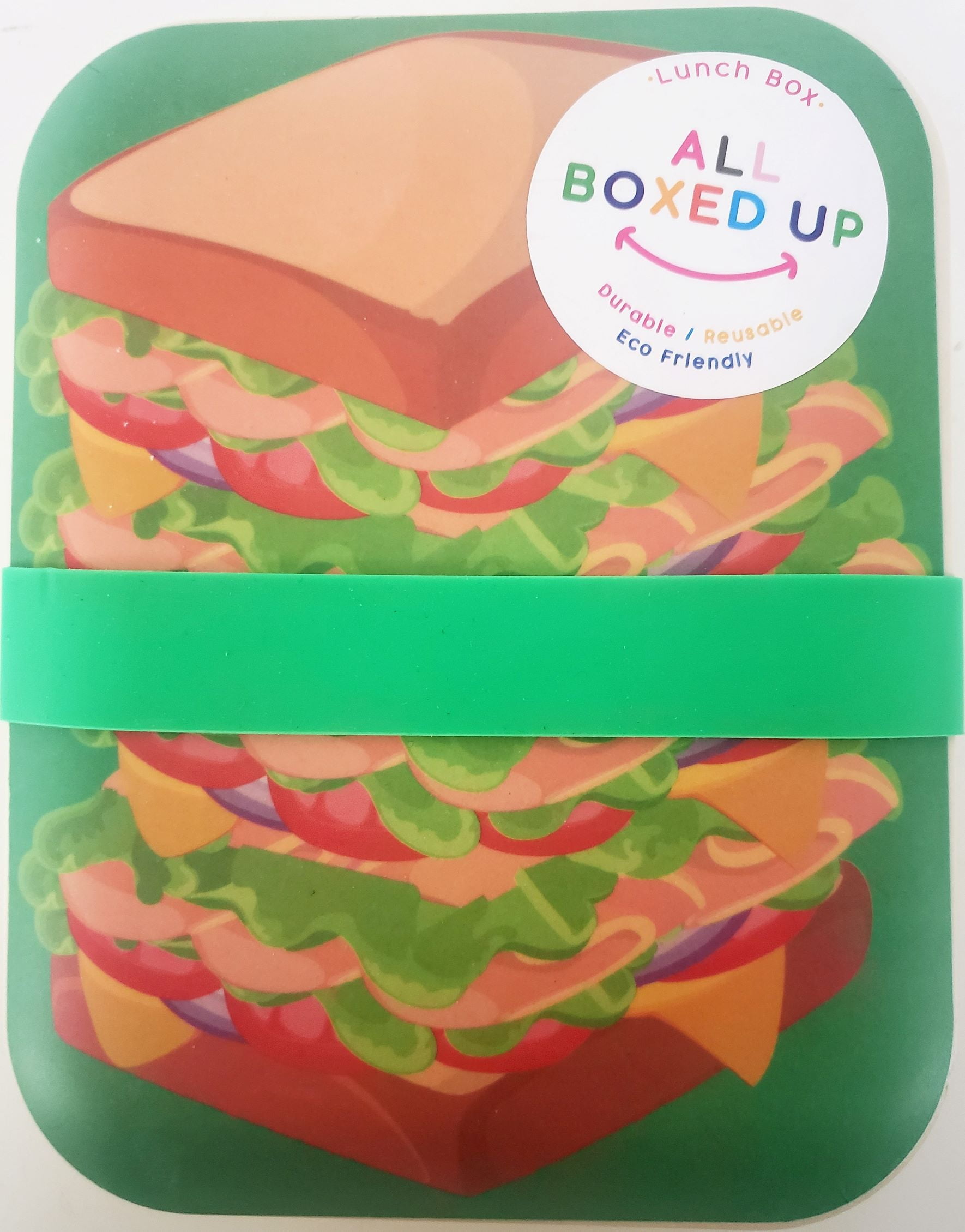 Eco Friendly, Reusable Lunch Box Containers by Eco One - Green/Yellow ...