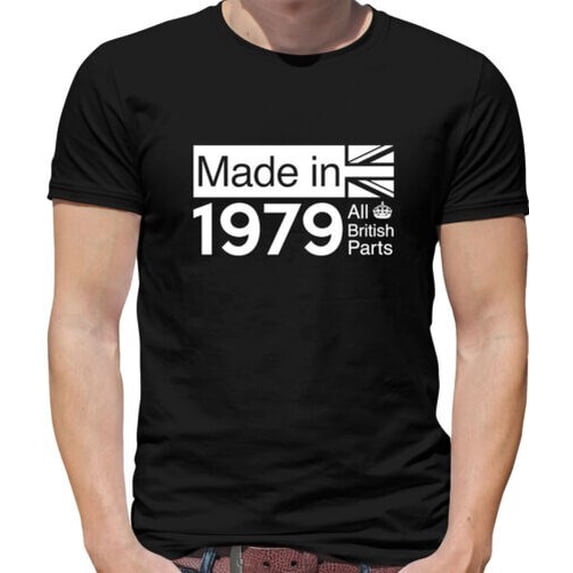 All British Parts 1979 - Mens T-Shirt - 44th Birthday Gift - Present ...
