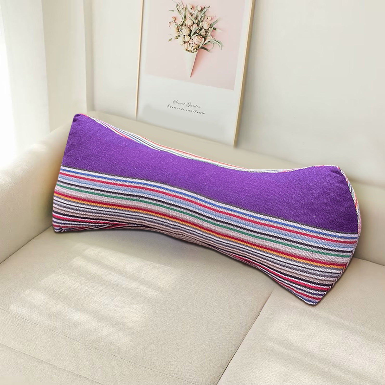 All Buckwheat Hulls Shaped Cervical Pillow for Adults Lumbar Support ...