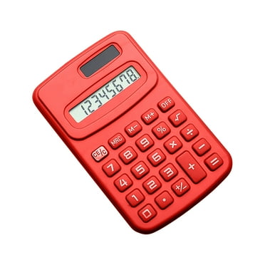 Livrdious Calculator 8 Digit Desktop Basic Calculato Dual-Power With ...