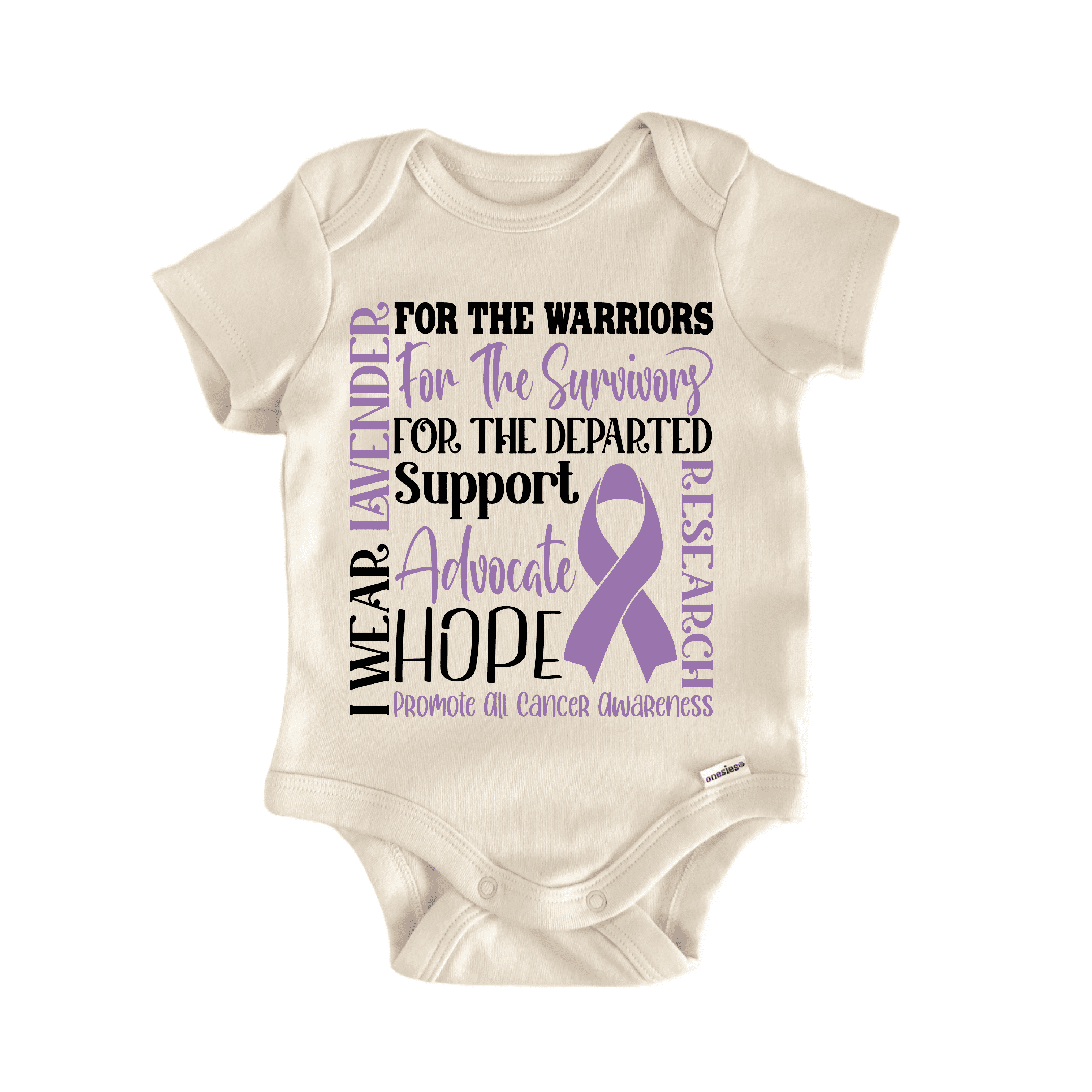 All Cancer Awareness Newborn Baby Bodysuit - Walmart.com