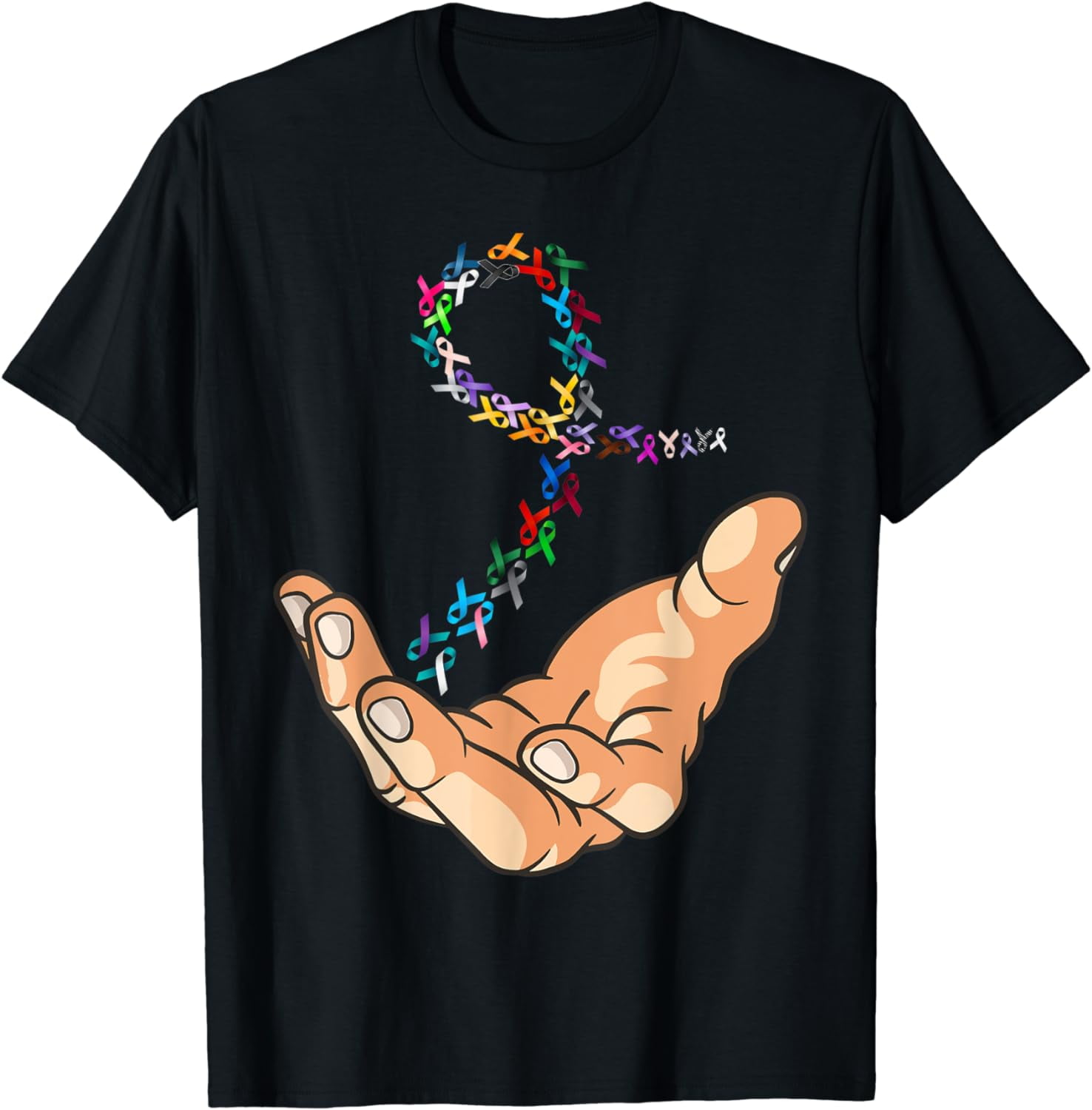 All Cancer Matter Awareness All Ribbons World Cancer Day Men T-Shirt ...