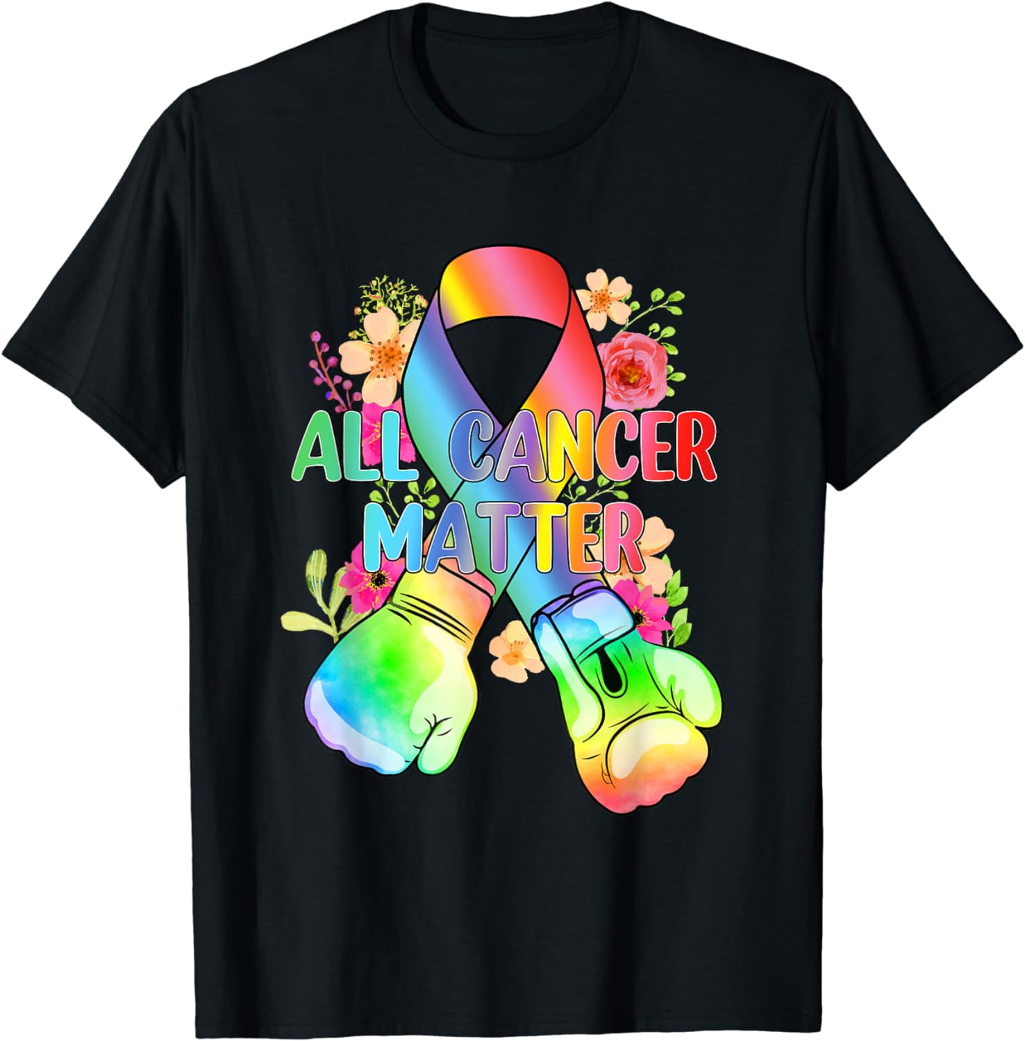 All Cancer Matter Boxing World Cancer Day 2024 Men Women T-Shirt ...