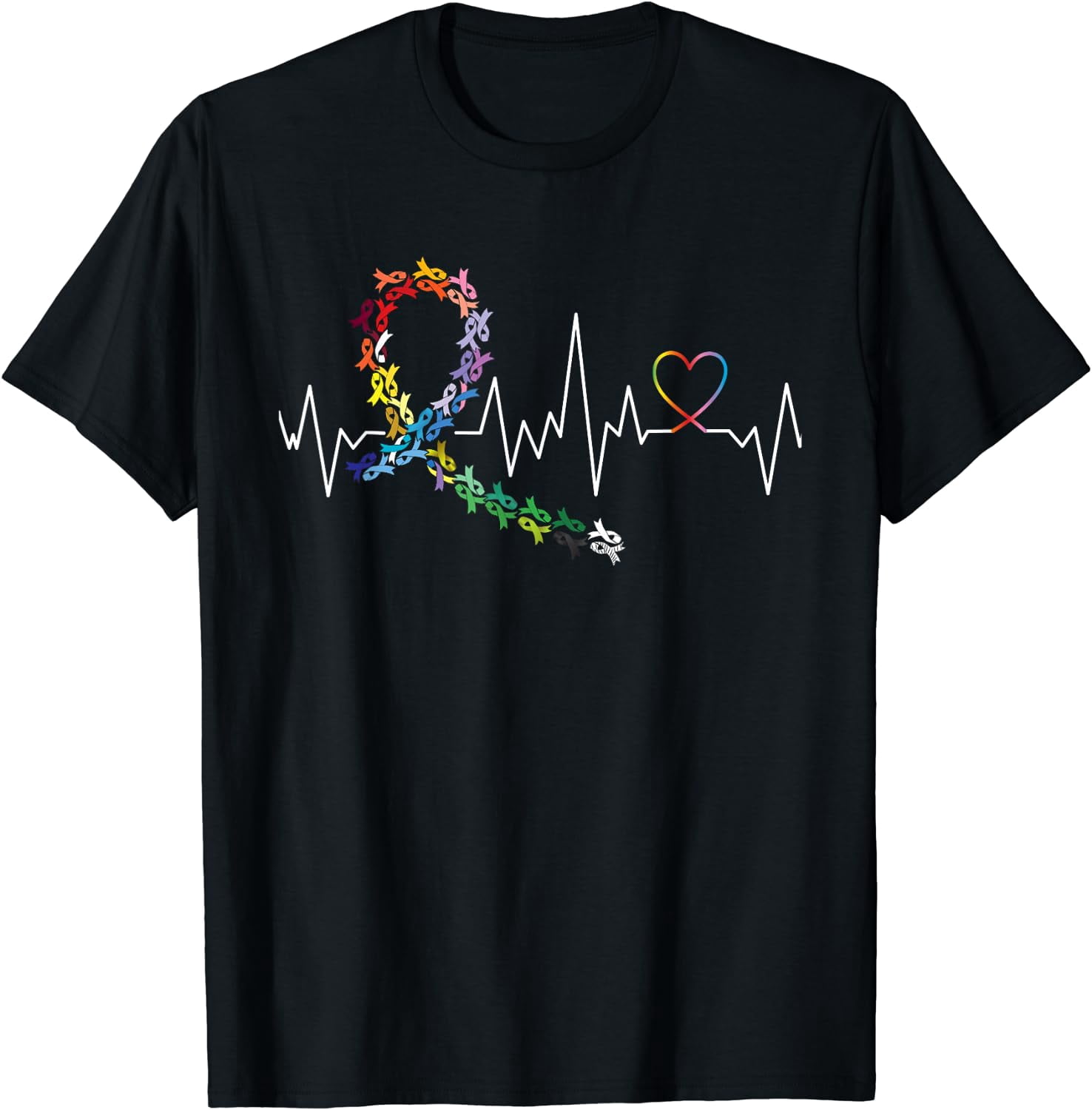 All Cancer Matters Awareness Day Heartbeat T-Shirt - Walmart.com