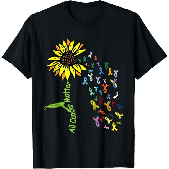 All Cancer Matters Awareness Day Ribbon T-Shirt - Walmart.com