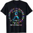 All Cancer Matters Survivors Awareness Fight Ribbon Unisex S-5XL T ...