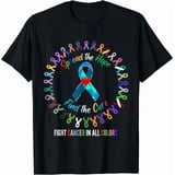All Cancer Matters Survivors Awareness Fight Ribbon Unisex S-5XL T ...