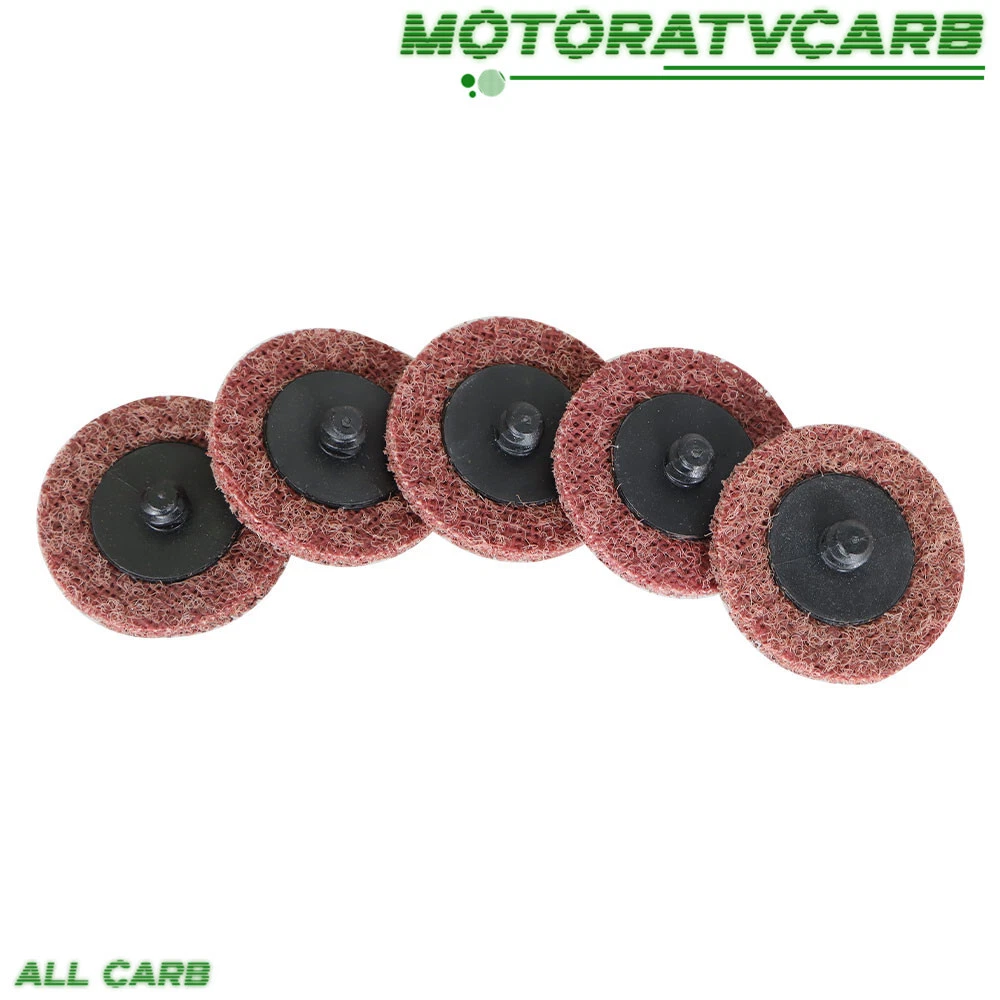 All-Carb 50× 2" Medium Surface Conditioning Discs Roll Lock Grinder ...
