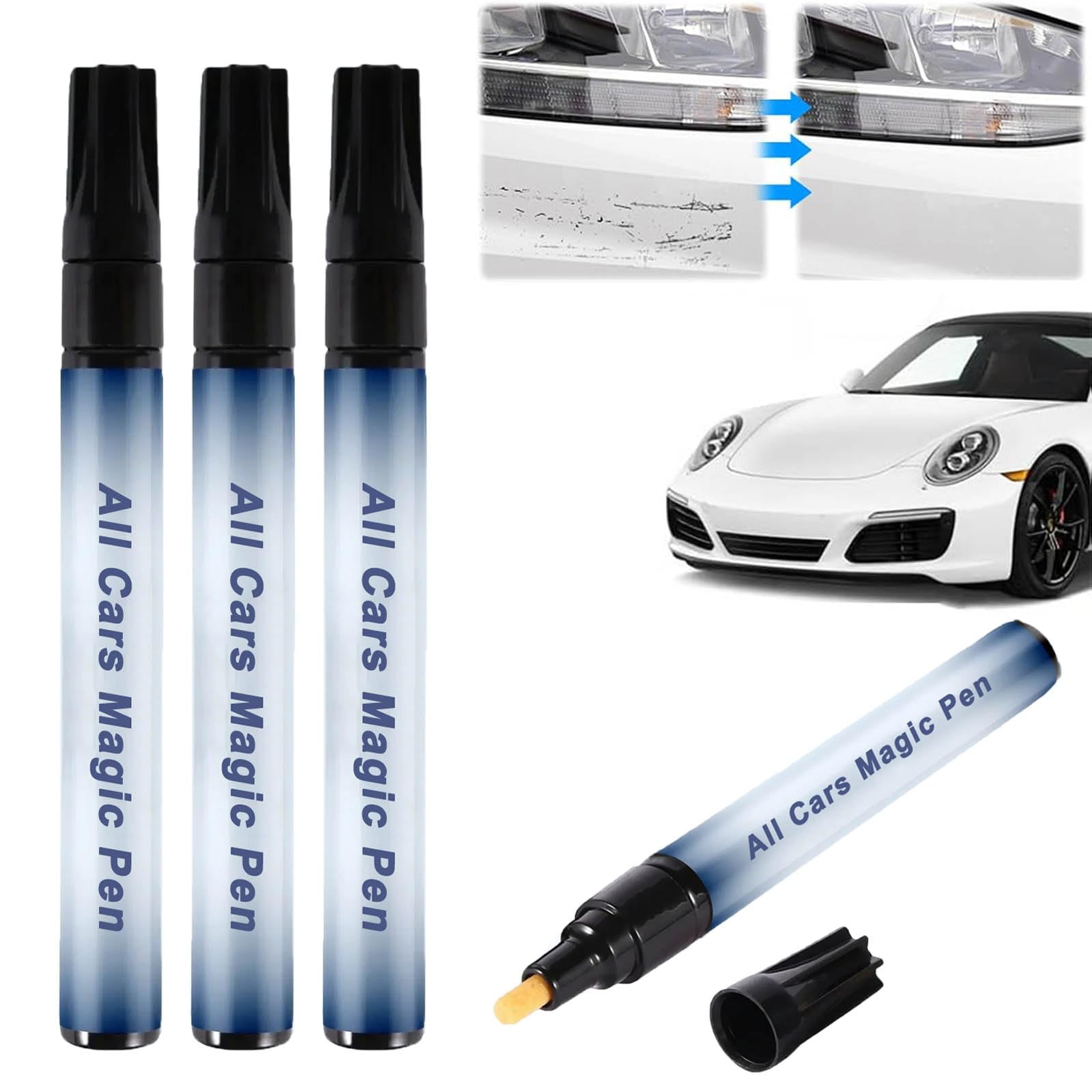 All Cars Magic Pen - Car Scratch Repair Pen Set, Quick Fix for ...