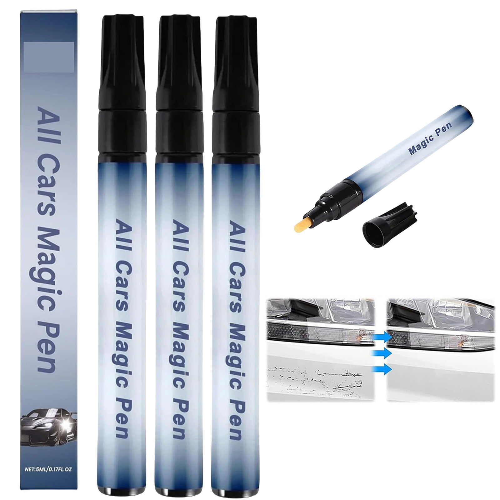 All Cars Magic Pen, Car Scratch Repair Pen Set, Quick Fix for Scratches ...