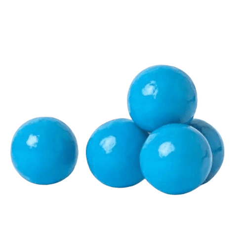 All City Candy 1" Caribbean Blue Raspberry Gumballs 3 lb. Bulk Bag ...