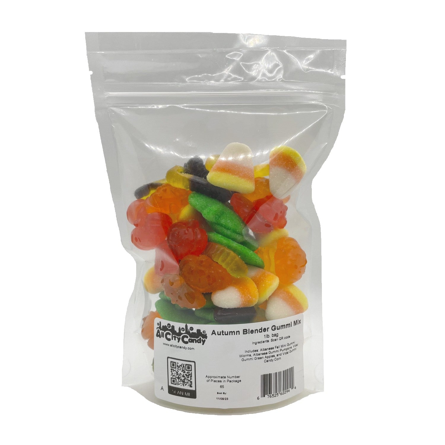 All City Candy Autumn Blender Gummi Mix 1 lb. Bulk Bag - Walmart.com